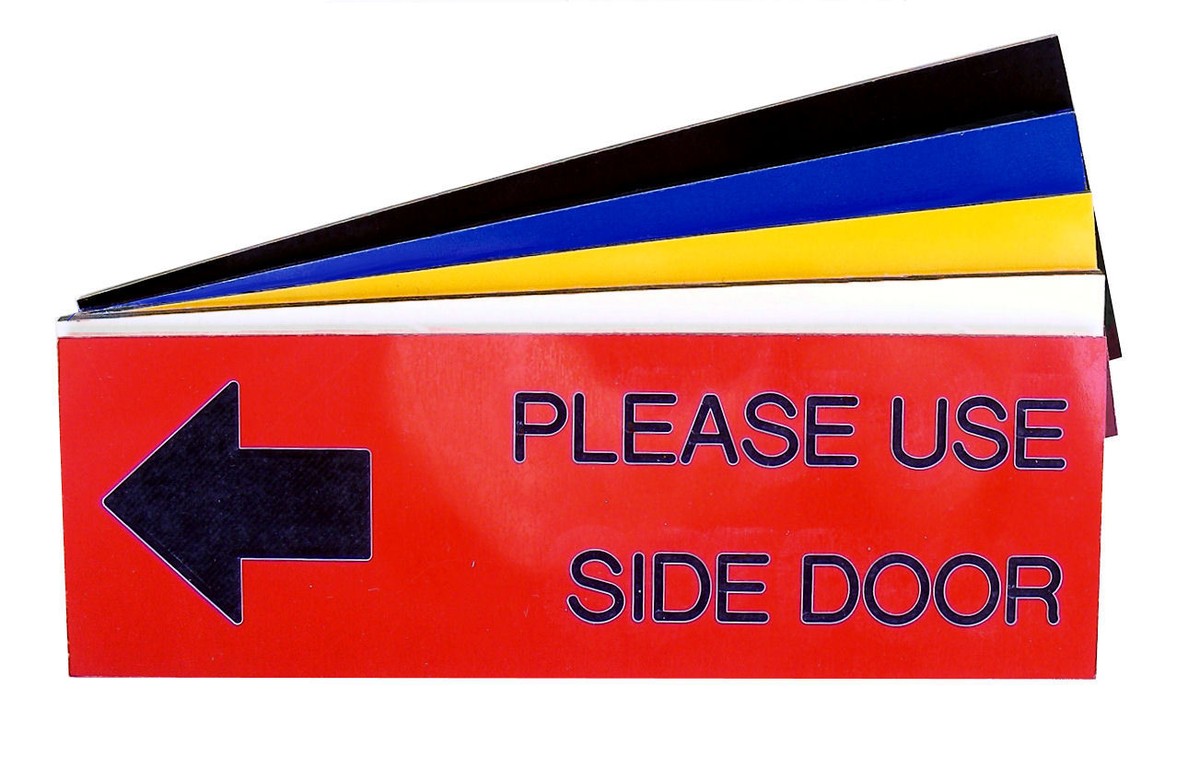 Use Side Door Sign