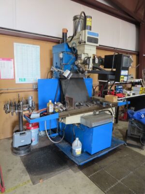 1996 Revolution Machine KM-35VII (Minuteman III) CNC 3-Axis Bed Mill w ...