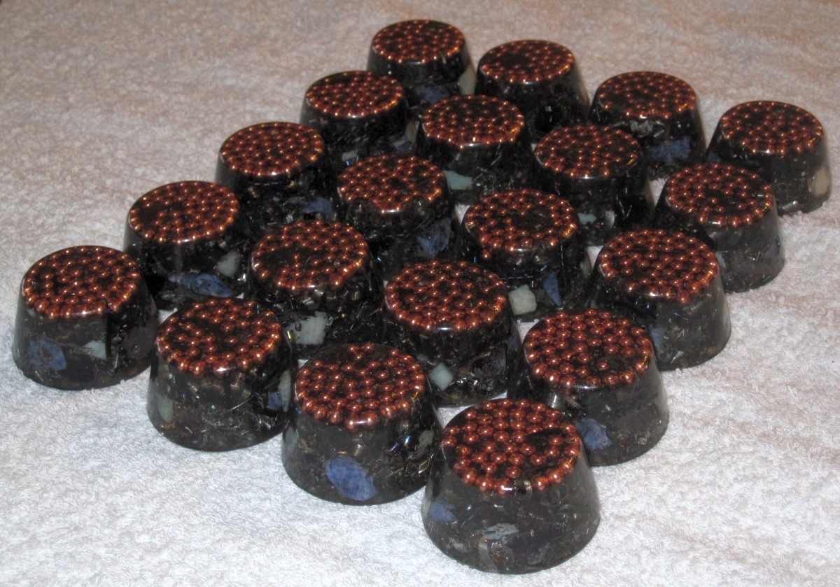 5 pk. Orgone Blasters [Large] Best Orgone device for Dark Energy Evil ...