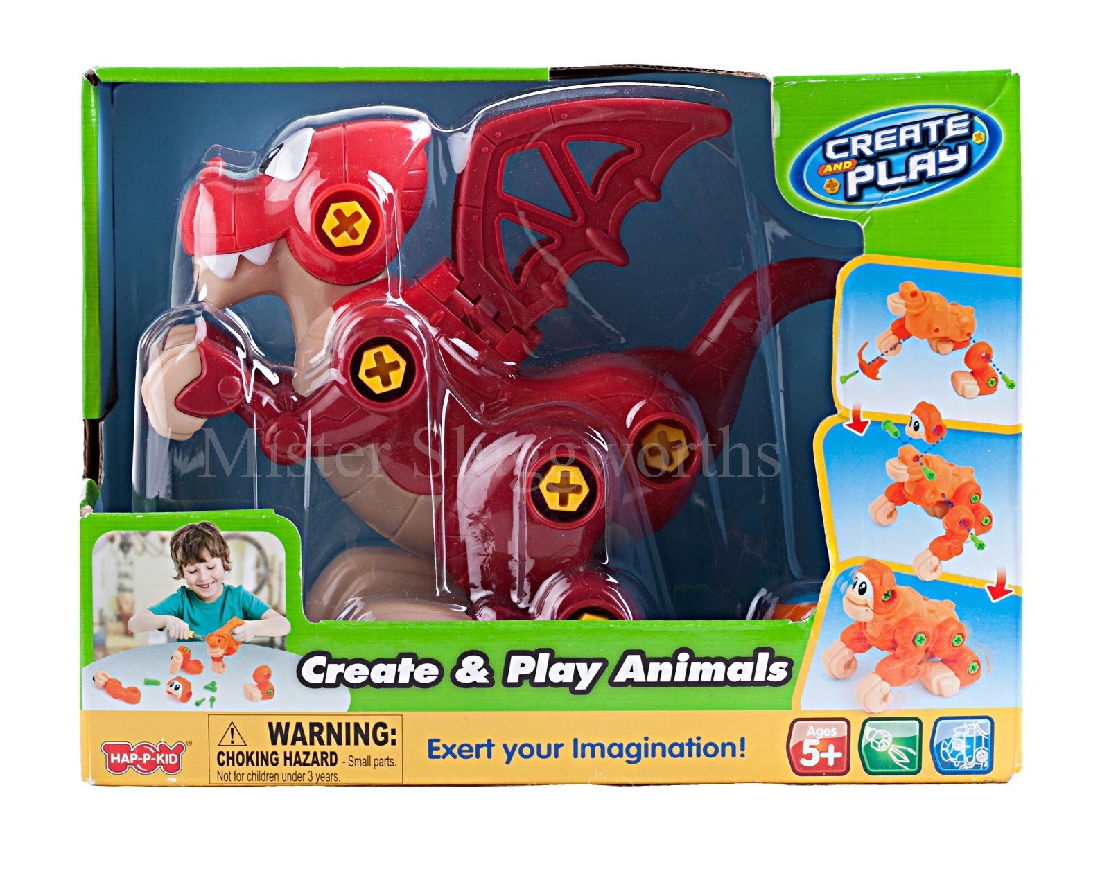 NEW Happy Kid Toy Group Create & Play Animals Toy Dragon Learning ...