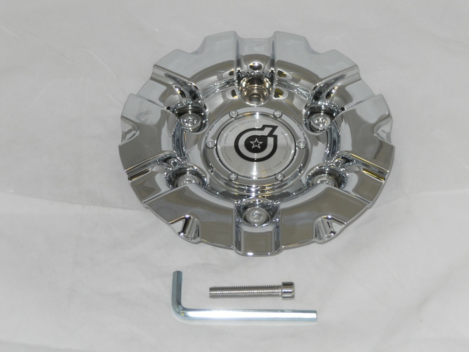 DROPSTARS DS03 LUXURY WHEELS DS03200011 S508-32 CHROME WHEEL RIM CENTER ...