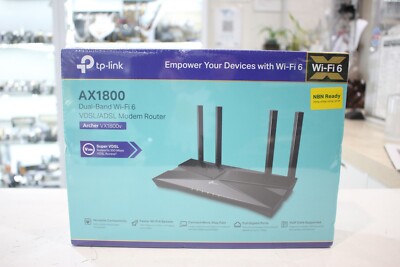 TP-Link AX1800 Archer Dual-Band Wi-Fi 6 VDSL/ADSL Modem Router VX1800V ...