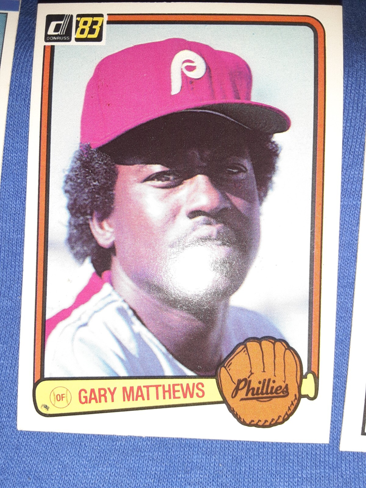 1983 Donruss 420 Gary Matthews Philadelphia Phillies Baseball Card | eBay