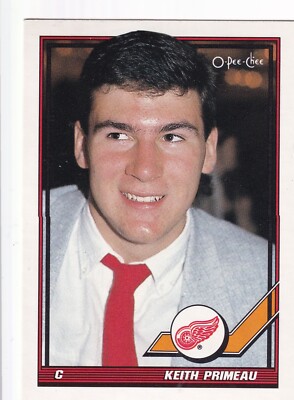 1991-92 O-Pee-Chee #309 Keith Primeau- Detroit + (Yes 4 Free Mystery ...