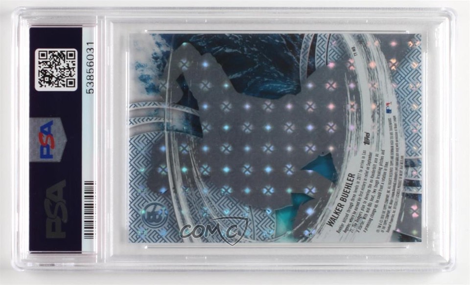2018 Bowman High Tek Tides of Youth 25/25 Walker Buehler PSA 10 Rookie ...
