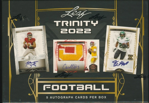 Luke Musgrave 2022 Leaf Trinity Football Hobby Full Case Player Break ...