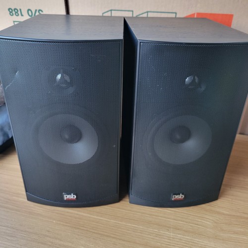 PSB ALPHA B Black Bookshelf Speakers (PAIR) - Sound Amazing | eBay