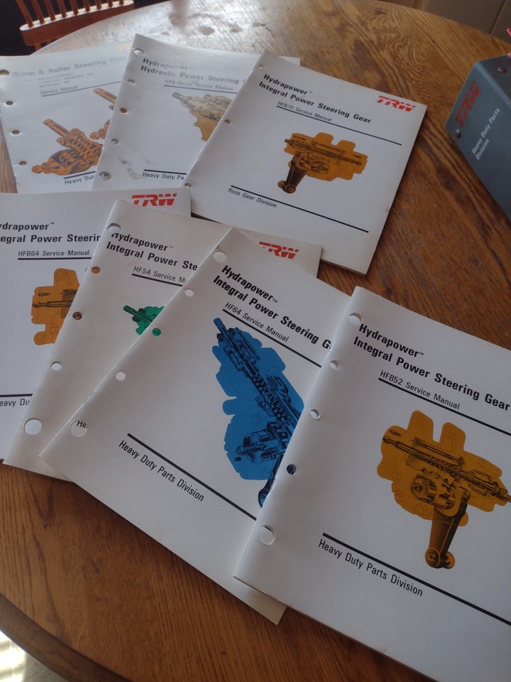 Trw/Ross Steering Gear Service Manuals with specs including a Sheppard ...