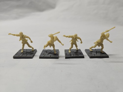 Lot of four (4) Undead Zombies miniatures Kings of War Dungeon Saga ...