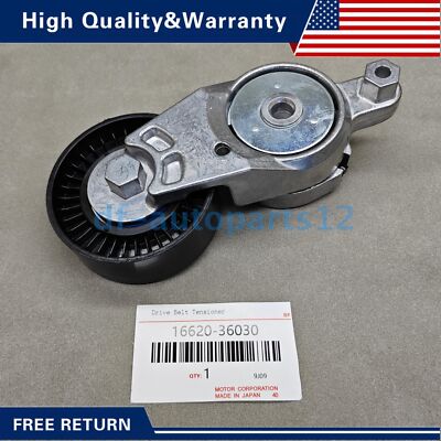 New 16620-36030 Drive Belt Tensioner Assembly For 2010-11 Toyota Camry ...