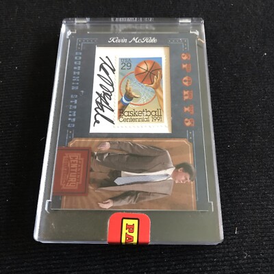 2010 Panini Century Collection Kevin McHale Souvenir Stamps Relic Auto ...