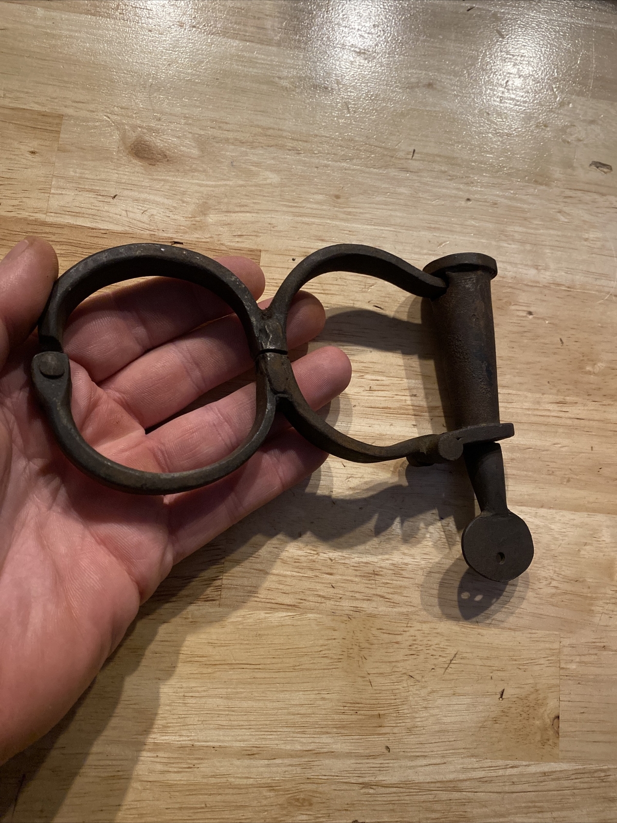 Police Shackle Handcuffs Metro London Patina Collector Man Cave ...