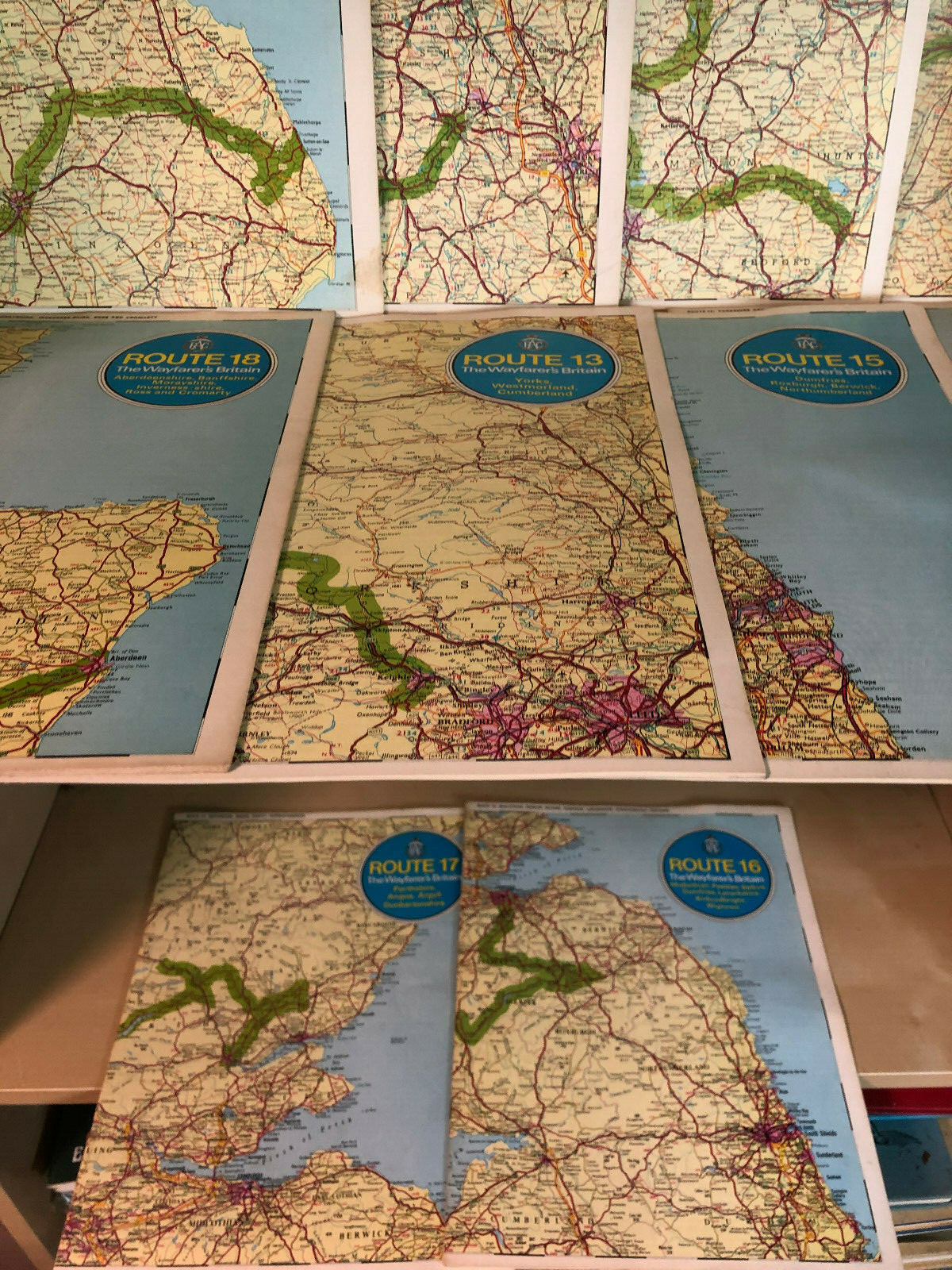 RAC Route 1-18 Complete - The Wayfarer's Britian Maps - Marshall ...