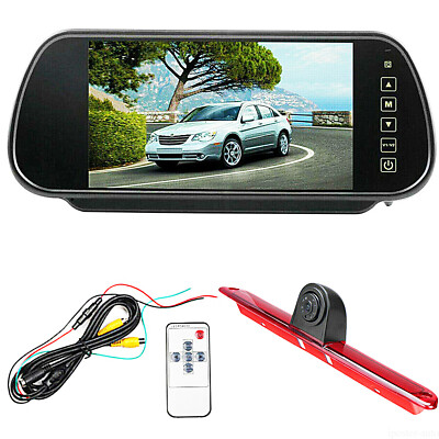 7" Mirror MONITOR+CCD Rear View Reversing Camera Kit for Mercedes Benz ...