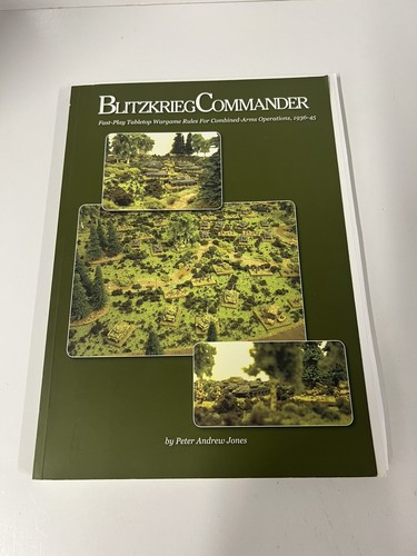 Blitzkreig Commander Peter Andrew Jones 2006 Edition Mint Condition ...