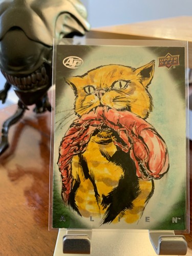 2017 Upper Deck Alien (AP) Sketch Card by Bobby Breed 1/1 Jonesy v ...
