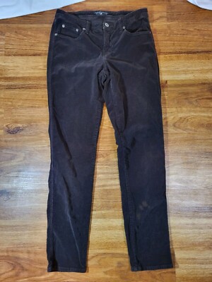 Peruvian Connection Women's Size 6 Brown Corduroy Straight Leg Pants ...