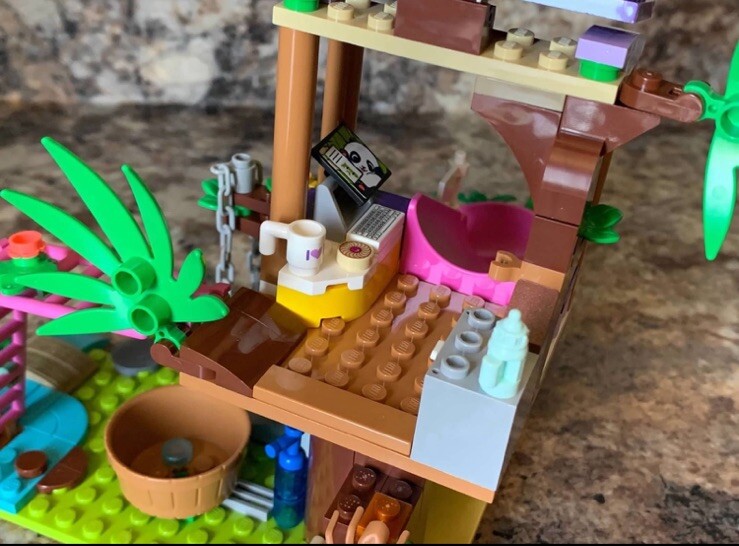 Lego Friends 41422 Panda Jungle Tree House Treehouse Complete 3 Bears ...