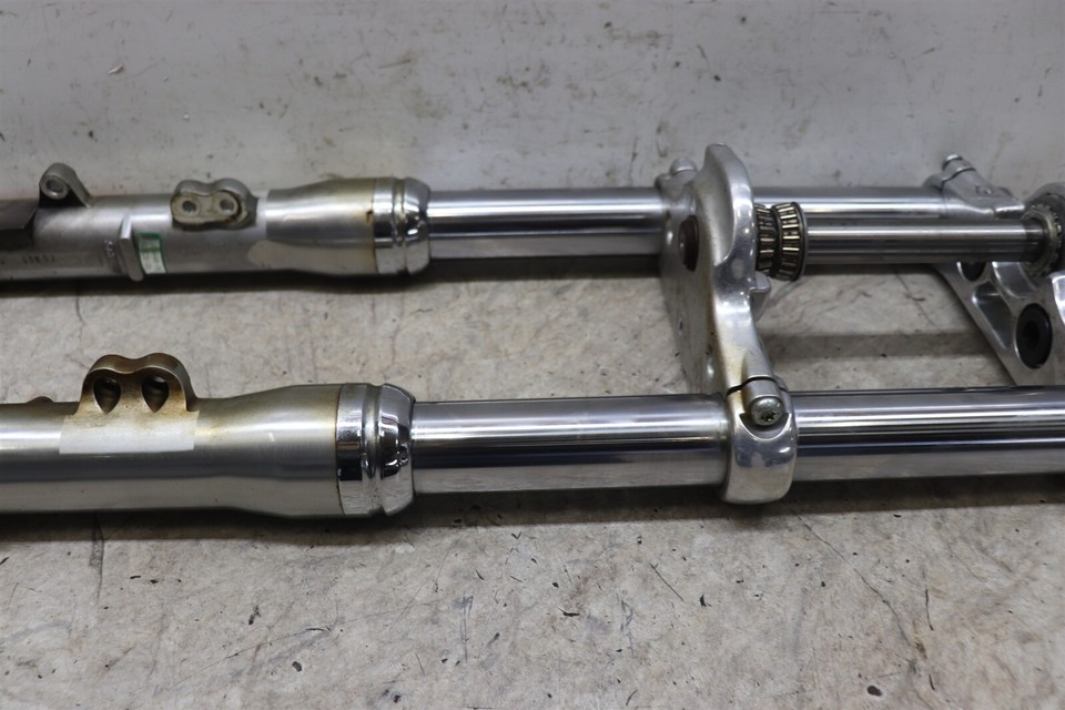 2006 Harley Dyna Super Glide Front End Suspension Fork Set Triple Tree ...