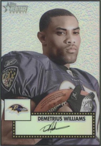 2006 Topps Heritage - Chrome Refractor #THC76 Demetrius Williams /552 ...