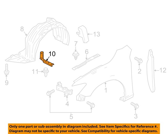 MAZDA OEM 18-19 6 Fender Fender Components-Deflector Left GRF256115 for ...