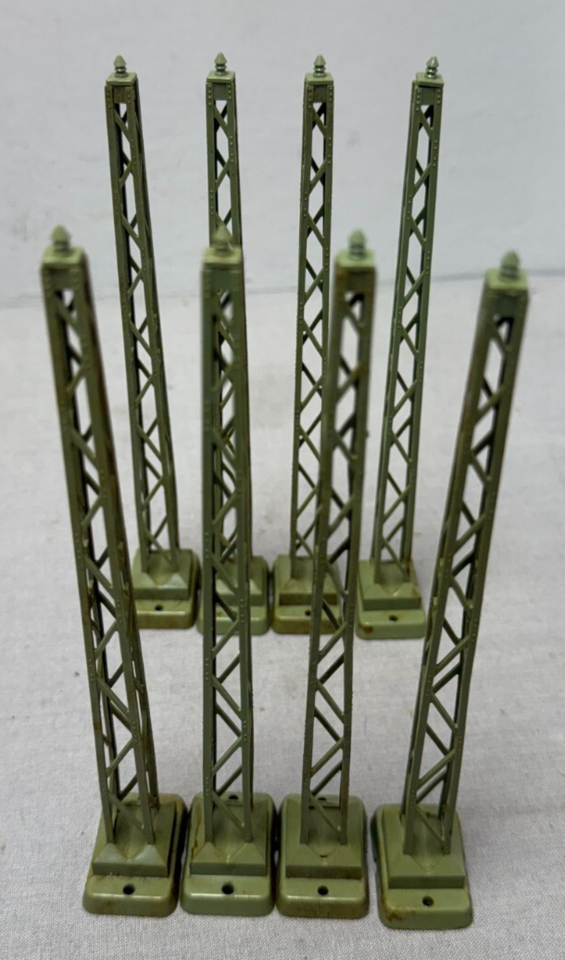 Märklin HO Scale 7010 Catenary Feeder Masts (53) & Catenary Mast Towers ...