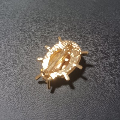 John 22k Gold-plated Lady Bug Brooch With 16 Crystals | eBay