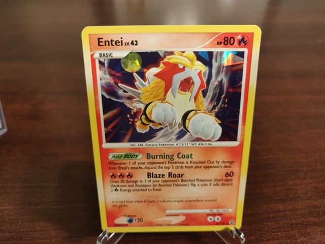Pokémon TCG Entei Secret Wonders 4/132 Holo Holo Rare for sale online ...