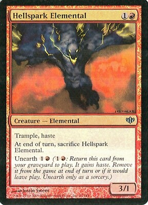 MTG - Conflux - Hellspark Elemental - Foil - NM | eBay