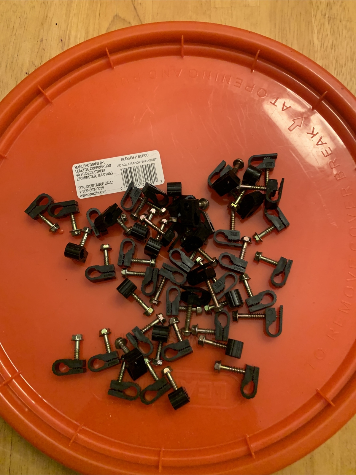 Telecrafter Q7BK Coax Flex Clips Fastener Clamp RG-6 Quad Wire Black 50 ...