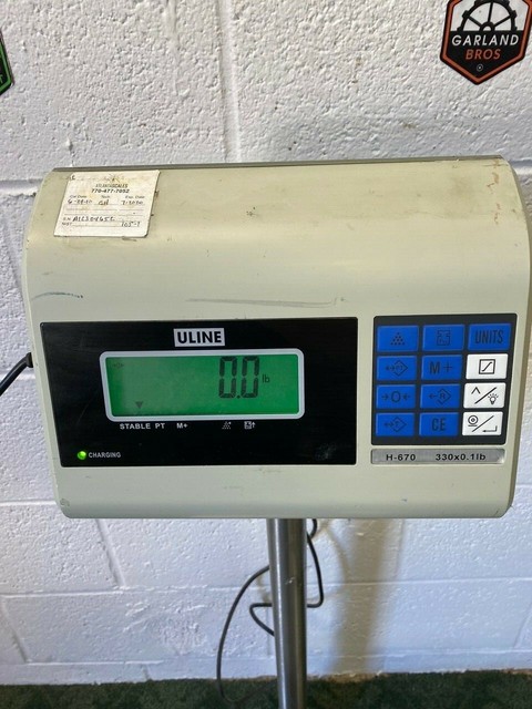 Uline H-670 Industrial Platform Scale 330 x 0.1 lbs for sale online | eBay