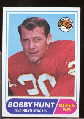 1968 Topps Football # 122 Bobby Hunt | eBay