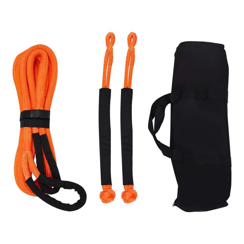 20ft High-Strength Towing Rope with Soft Shackles for Safe Recovery | eBay