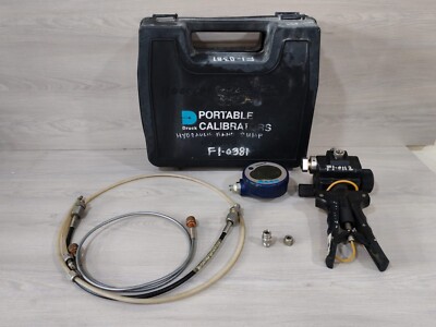 GE DRUCK DPI 104 PRESSURE CALIBRATOR WITH DRUCK PV411 | eBay