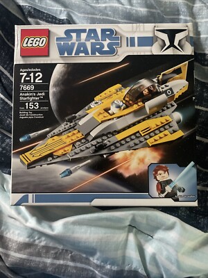 LEGO Star Wars Anakin's Jedi Starfighter 7669 - New Sealed Clone Wars ...