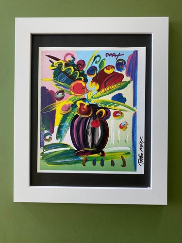PETER MAX + BEAUTIFUL + SIGNED PRINT + NEW FRAME | eBay