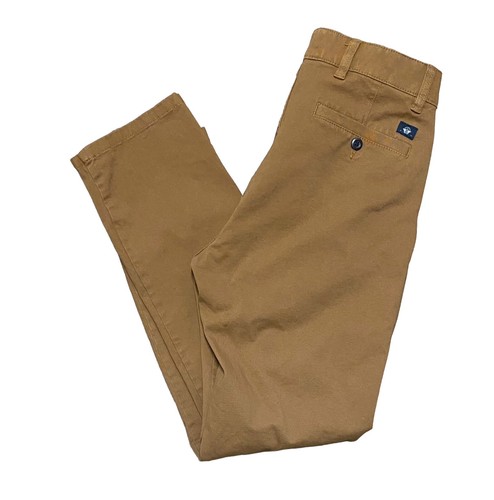 Dockers Pants Slim Waterless Size 30 Measures 32 x 29 Rust Brown Zipper ...