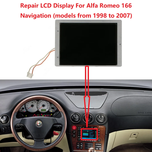 LCD Display For Alfa Romeo 166 CD Navigation Matrix Screen Repair 1998 ...