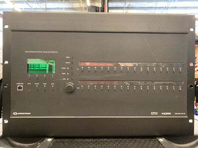 Crestron DM-MD-16X16 Digital Media Switcher with DMC Cards | eBay