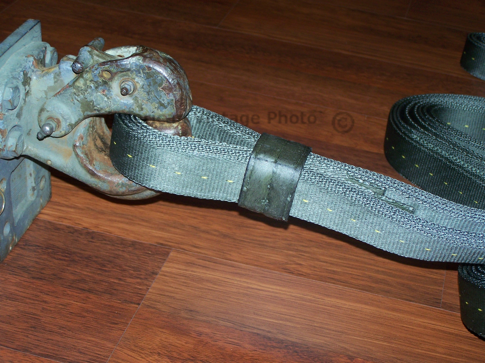 Military Strap Tow Cargo Tie Down for Pintle Shackle Army Truck M35 ...