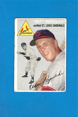 Eldon Rip Repulski 1954 Topps Baseball #115 St. Louis Cardinals G to VG ...