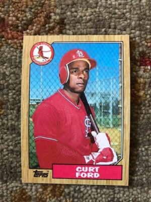 Lot of (50) Curt Ford 1987 Topps Baseball #399 NM-Mint St Louis ...