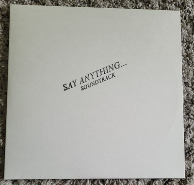 Say Anything... Soundtrack 2 LP Ltd Glow-In-The-Dark Vinyl Promo Mondo ...