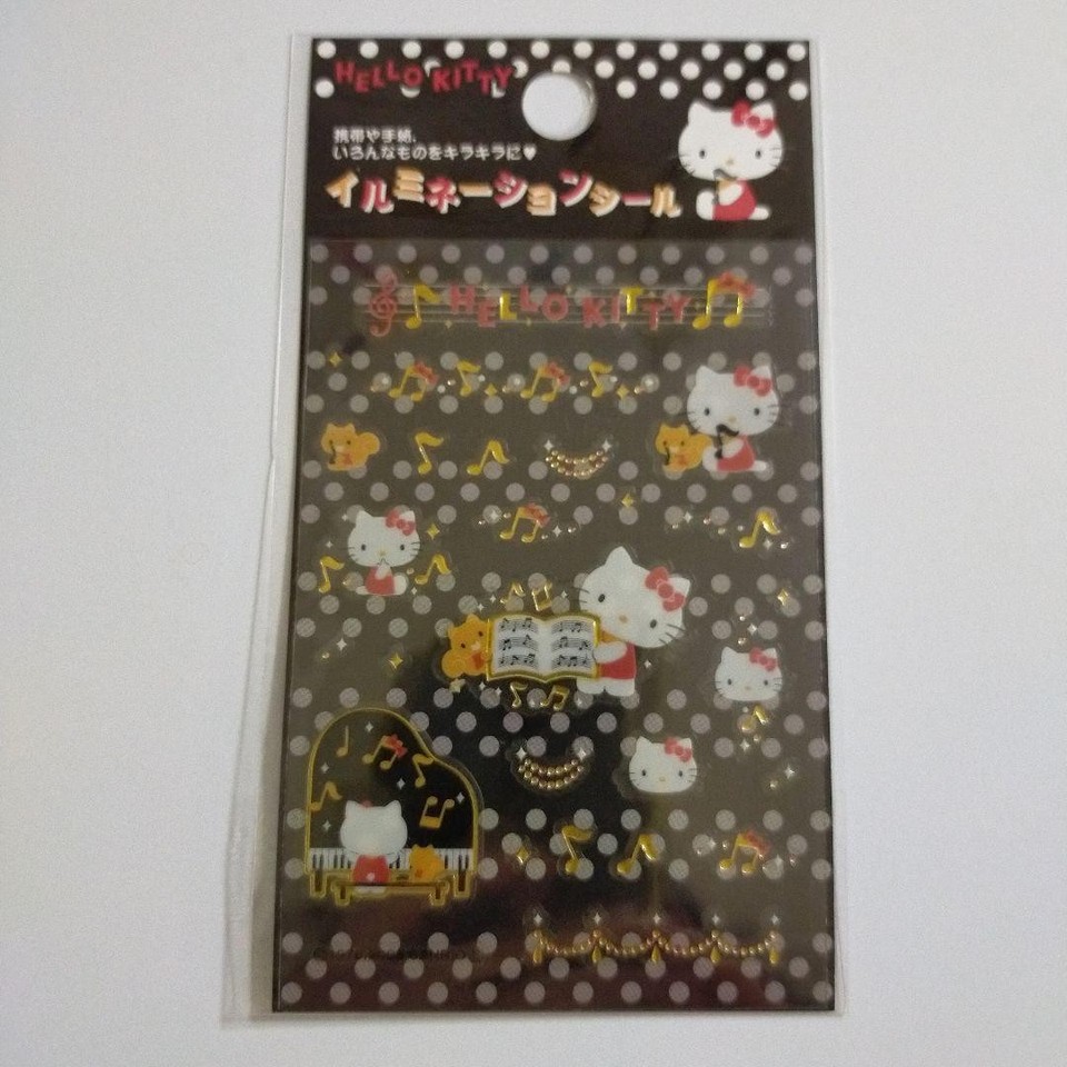 Sanrio Hello Kitty Illumination Sticker 3 Types Heisei Retro | eBay UK