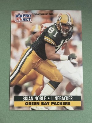 Brian Noble 1991 Pro Set Green Bay Packers #159 AA943 | eBay