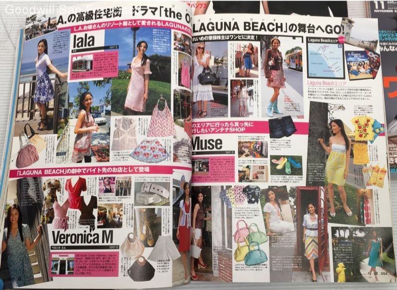 Lot Of 8 Japanese Import Women's Fashion Periodicals, Jj Magazine 2006 ...