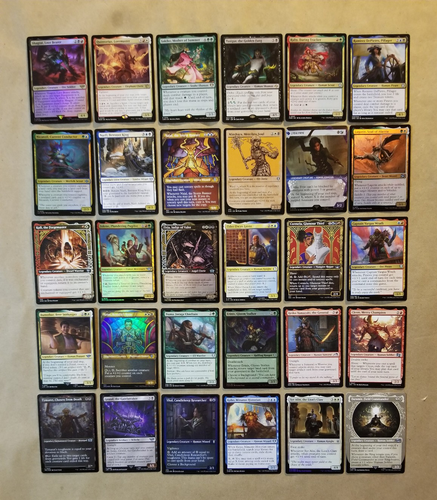 MTG Magic Unique Lot of 30 Legendary Commander Creatures (NM/M) Foil ...