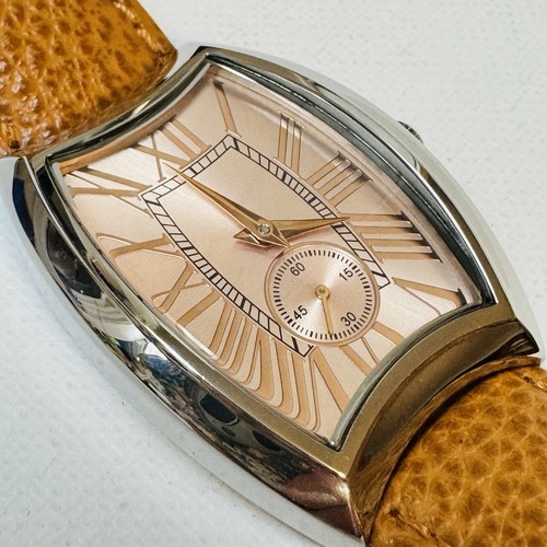 Steel By Design Bigger Face Women's Watch Silver Stainless Brown ...