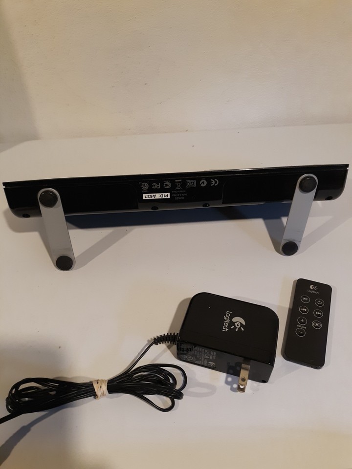 2 Logitech MM50 Black Portable Speakers For IPODS Soft Case, AC Adapter ...