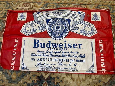 Vintage Budweiser Inflatable Swim Float Raft W/ Life Saver Rope | eBay